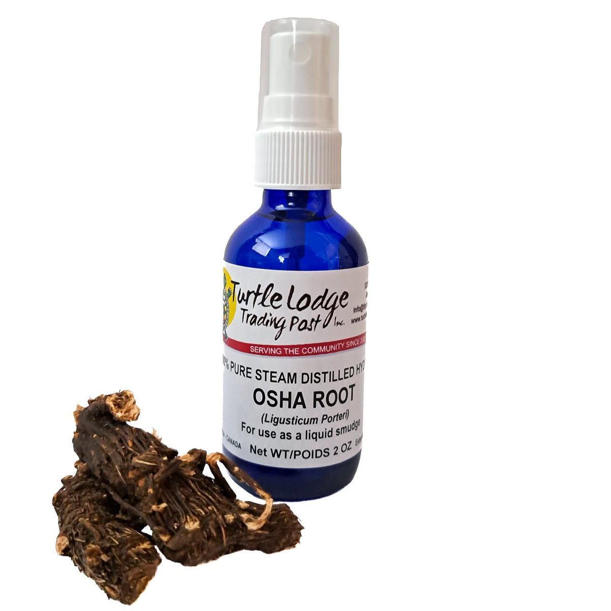 Liquid Smudge - Osha/Bear Root 100% Pure Steam Distilled Hydrosol (2 o – Turtle Lodge Trading ...