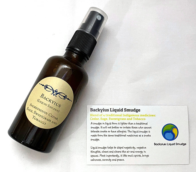 Liquid Smudge - Backyius 4 Sacred Medicines (2 oz) – Turtle Lodge ...