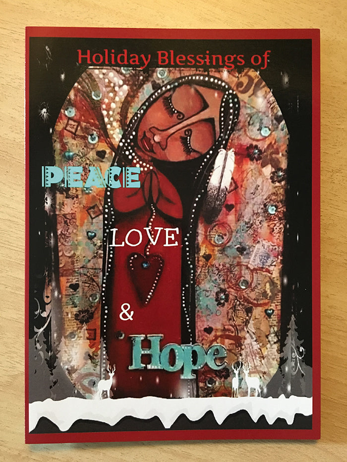 Indigenous Christmas Cards - Greeting Card Set 1 – Turtle Lodge Trading ...